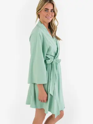 RUFFLEBUTTS Modal Blend Maternity Robe