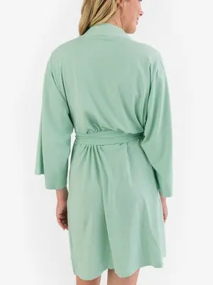 RUFFLEBUTTS Modal Blend Maternity Robe