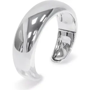 RETRO CHIC Drop Bangle - Silver
