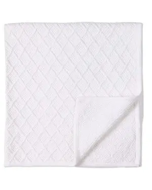MINIMOI Cotton Knit Cuddle And Receiving Blanket - White
