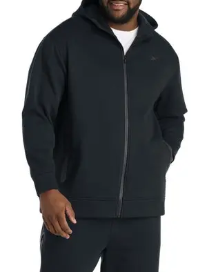 REEBOK Performance Tech Fleece Big & Tall Hoodie - Black