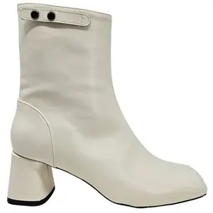 MADISON MAISON The Keli Ankle Boot - Off White
