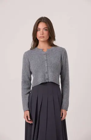 BY TESS COLLECTION Carine Cardigan - Grey