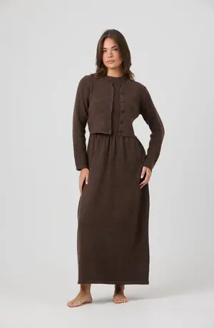 BY TESS COLLECTION Rowyn Knit Maxi Dress