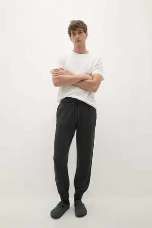 Naked Cashmere Karter Cashmere Joggers - Charcoal