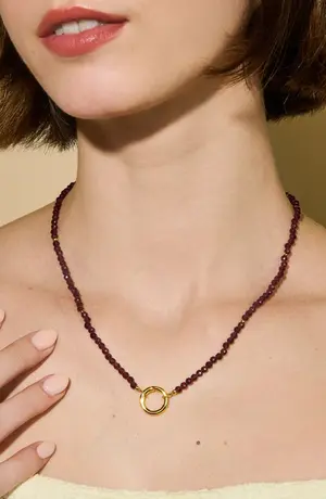 LITTLE SKY STONE Energy Gemstone Necklace - Garnet