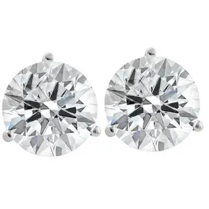 BLISS DIAMOND 14k Gold 6 Ct. T.w. Lab Grown Diamond Stud Earrings
