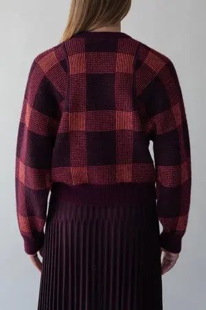 SSKEIN Tartine Plaid Pullover