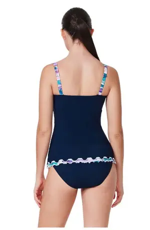 GOTTEX D-cup Tankini Top - Navy