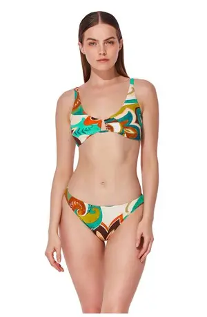 GOTTEX Porto U Wire Bikini Top - Multi-brown