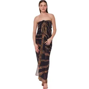 GOTTEX Desert Queen Pareo Cover-up - Black-brown