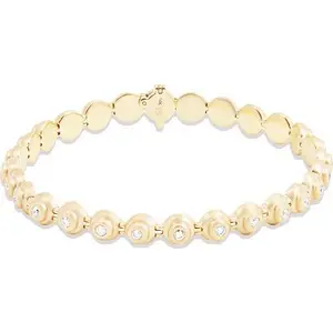 CAMPBELL + CHARLOTTE Evolve Link Bracelet - Diamond-gold