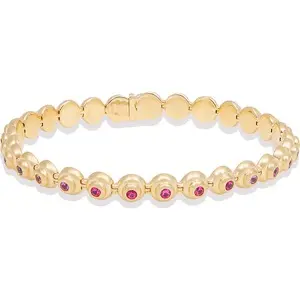 CAMPBELL + CHARLOTTE Evolve Link Bracelet - Sapphire-gold