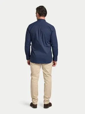 RAGING BULL Long Sleeve Dash Dobby Cotton Shirt