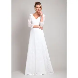 ALIE STREET LONDON Anya Lace Bridal Gown - Ivory