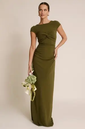 Twisted Bust Maxi Dresses