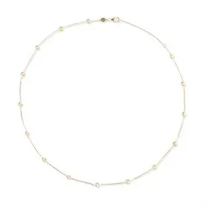 CAMPBELL + CHARLOTTE Evolve Station Necklace - Diamond-gold