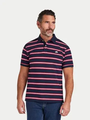 Raging Bull Short Sleeve Polos For Men