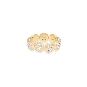 CAMPBELL + CHARLOTTE Evolve Stacking Ring - Diamond-gold