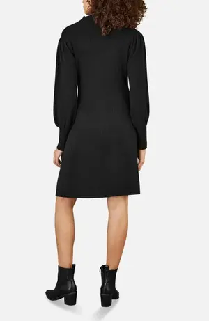YUMI Knitted Button-up Midi Dress