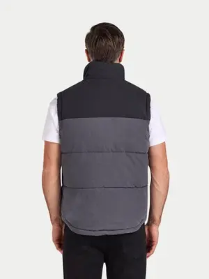 RAGING BULL Two Tone Zip Neck Gilet