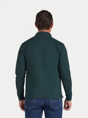 RAGING BULL Long Sleeve Classic Pique Polo