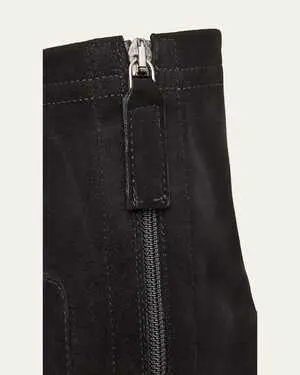 Aquatalia 90mm Rhumba Suede Booties