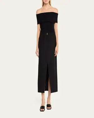 Givenchy 65mm Logo Heel Leather Mules