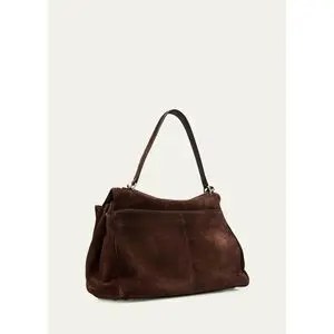 Balenciaga Rodeo Suede Top-handle Bag - Light Espresso