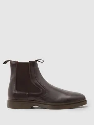 REISS Jagger Leather Chelsea Boots