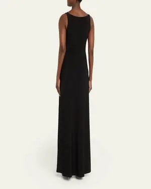 GRACE LING Strapless Maxi Dress With Claw Detail