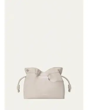 Loewe Flamenco Panta Clutch Bag Light Ghost