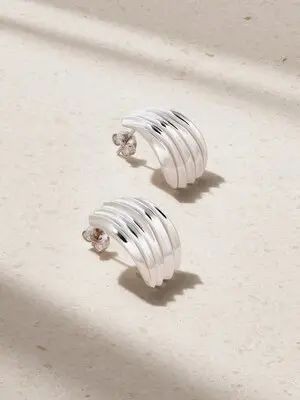 BY PARIAH Flux Recycled Sterling Earrings - Silver