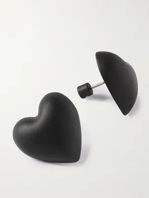 ROXANNE ASSOULIN The Puffy Heart Earrings - Black