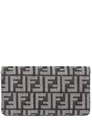 Fendi Baguette" Wallet - Black