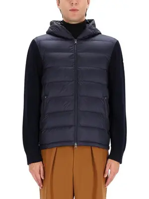Moncler Padded Cardigan - Grey
