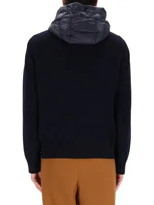 Moncler Padded Cardigan - Grey