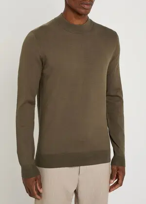 RAITH Noah Knit Jumper - Dark Brown