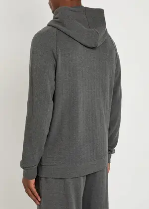 BOSS Hooded Cotton-blend Sweatshirt