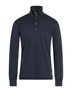 Crossley Long Sleeve Cotton Jersey Half-zip T-shirt