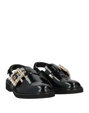 ROGER VIVIER Leather Mules With Appliqués