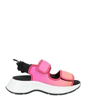 Women's Pink Orange Sandals