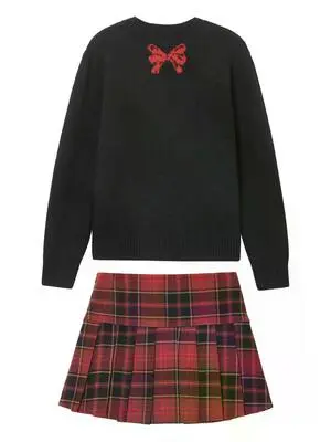 B+AB Tartan Pleated Skirt
