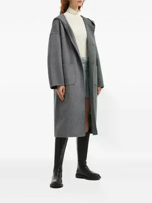 B+AB Hooded Alpaca Wool Blend Jacket