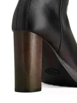 TOD'S 90mm Button Zip Boots