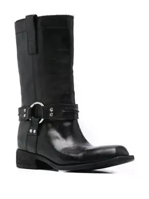 FAUZIAN JEUNESSE 40mm Studded Biker Boots