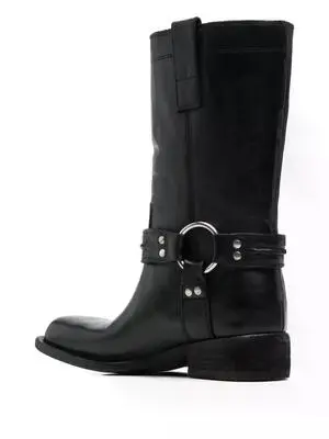 FAUZIAN JEUNESSE 40mm Studded Biker Boots