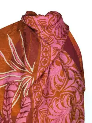 Johanna Ortiz Floral-print Top - Orange
