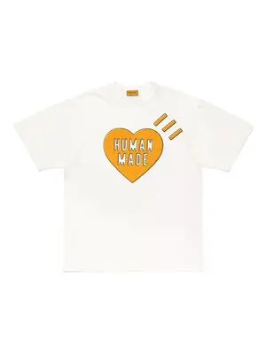 HUMAN MADE Heart-logo Cotton T-shirt - White