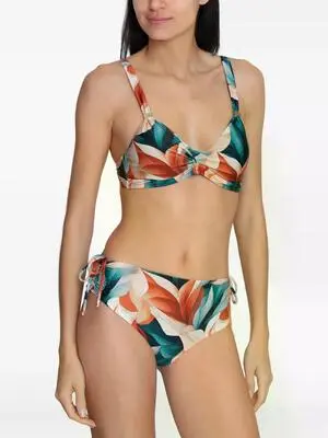 LYGIA & NANNY Marcela Printed Tie Bikini - Green